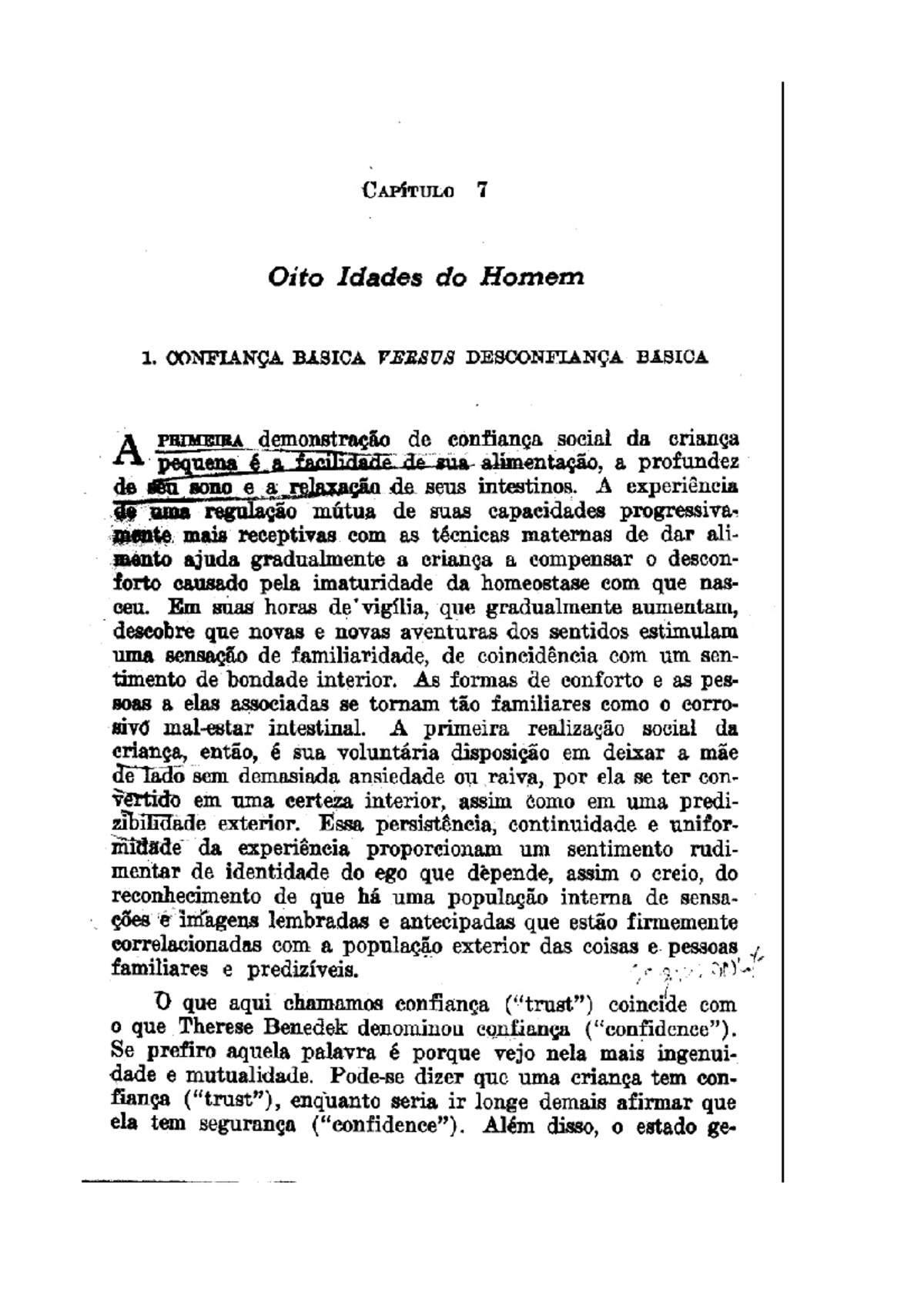 Erikson - Infancia e Sociedade - As Oito Idades Do Homem - CAPÍTULO 7 ...
