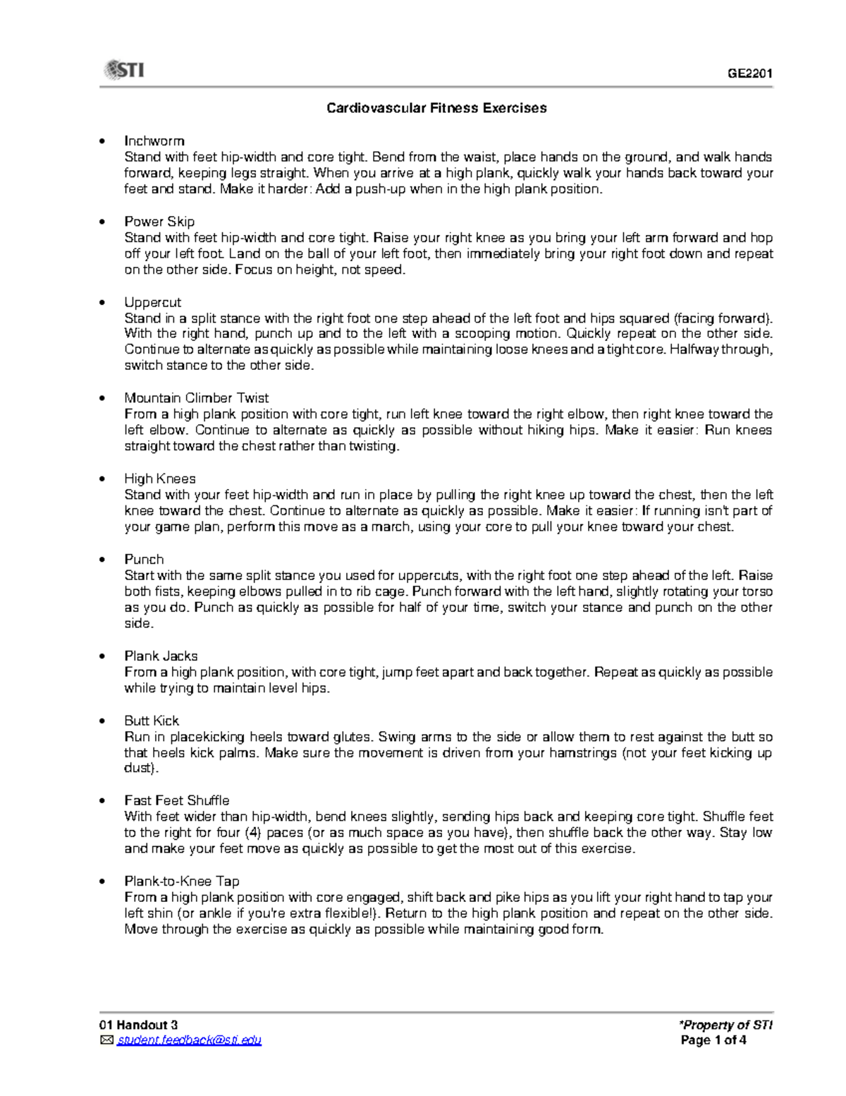 01 Handout 4 - ywwbshsnsn - 01 Handout 3 *Property of STI ...