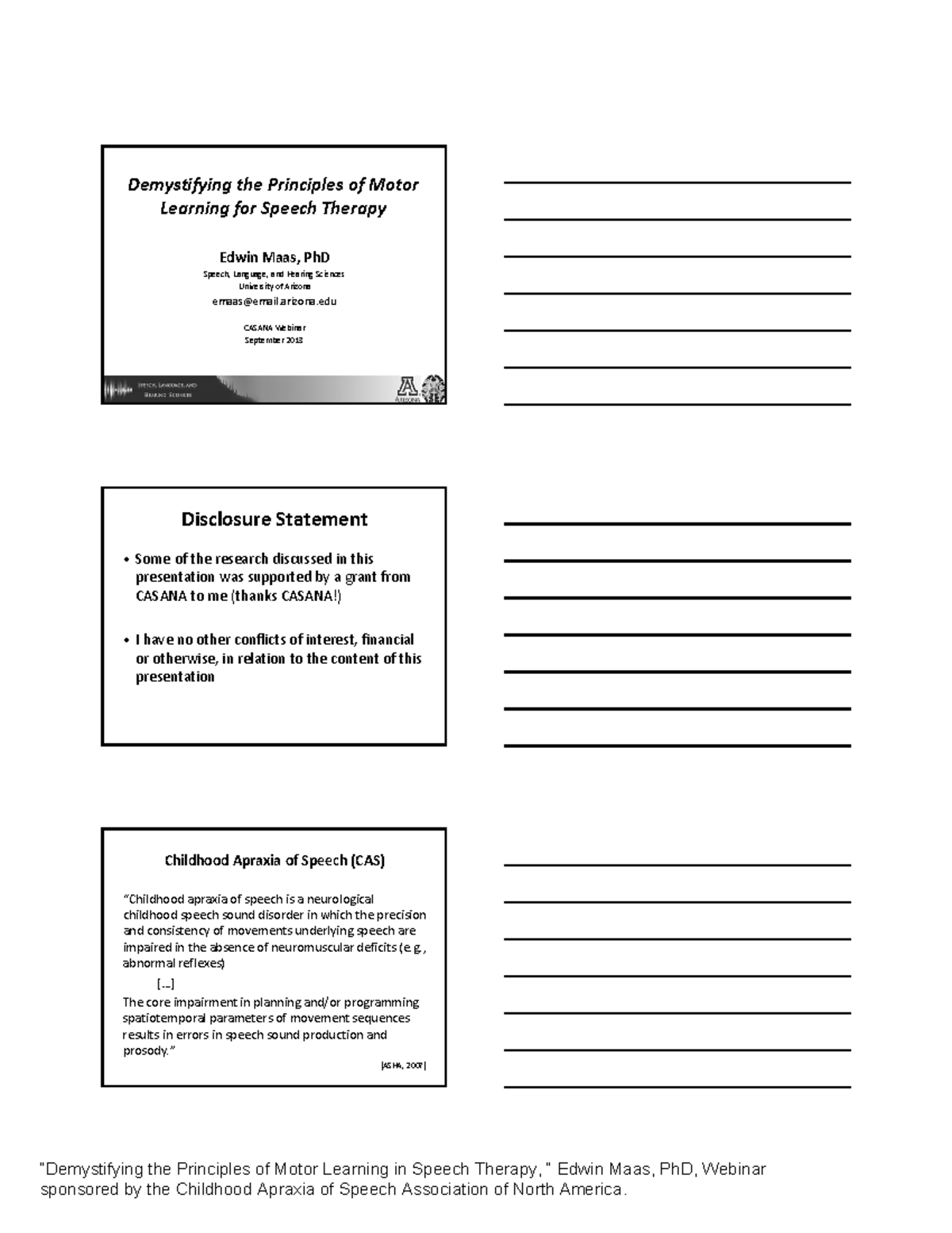 Demystifying motor learning - “Demystifying the Principles of Motor ...