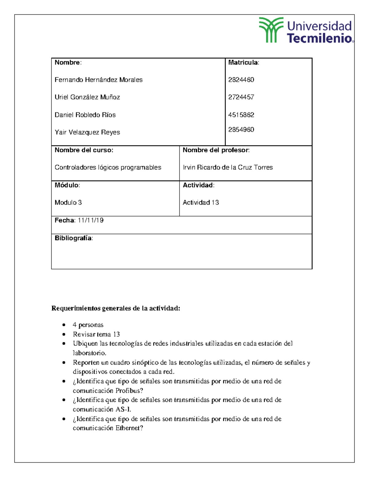 Ejercicio 13 Nota 7 Warning Tt Undefined Function 32 Nombre Fernando Hernández Morales