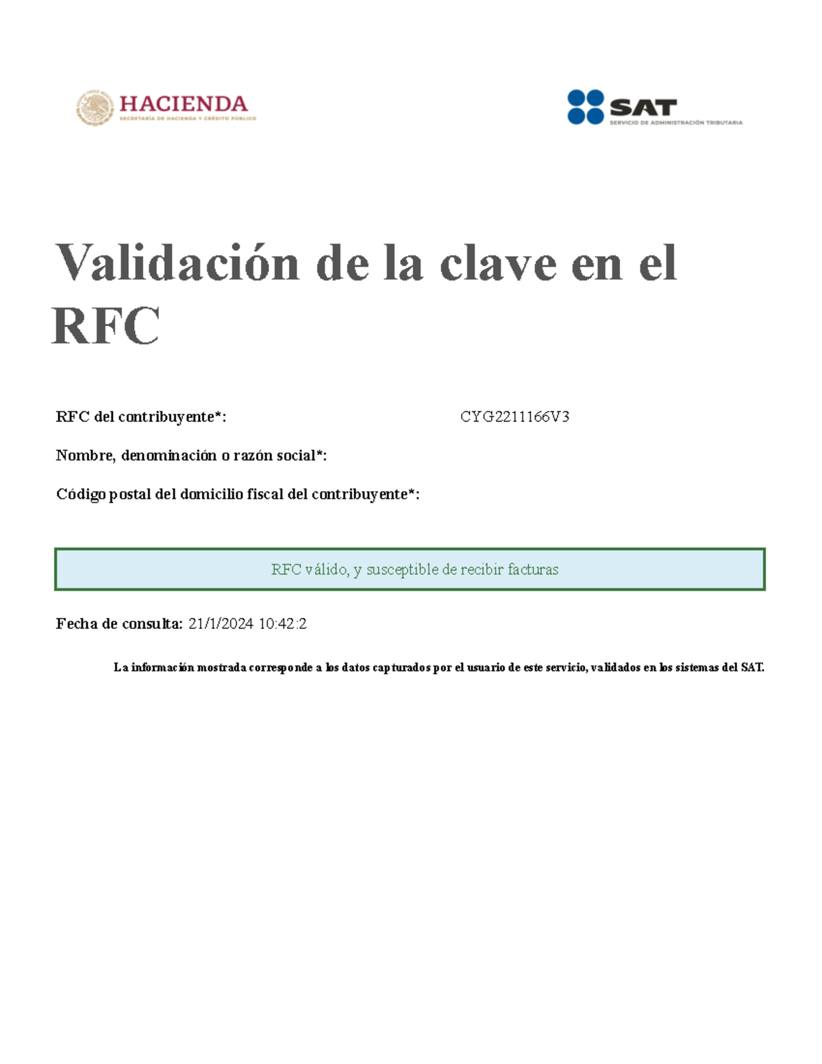 Index - MMMM - Bioquímica - RFC del contribuyente*: CYG2211166V Nombre ...