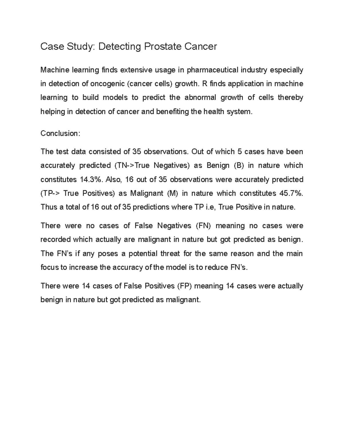 Case study knn - KNN MATERIAL - Predictive Analysis - LPU - Studocu