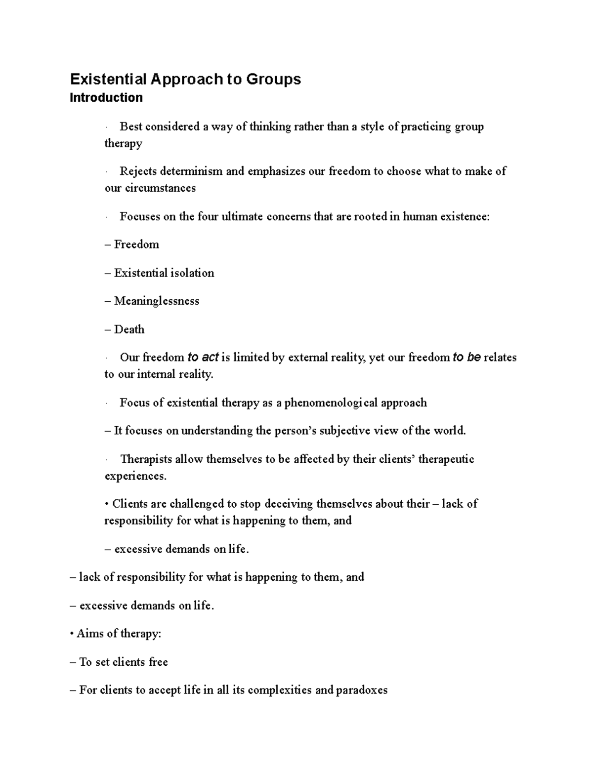 CH 9 Existential Approach - Existential Approach to Groups Introduction ...