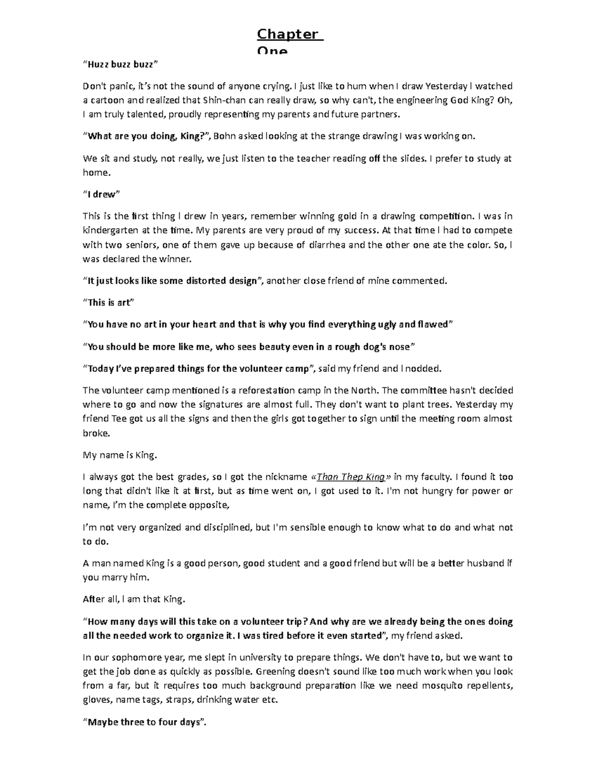 Imma look back, imma look back to the future in fact - “ Huzz buzz buzz ...