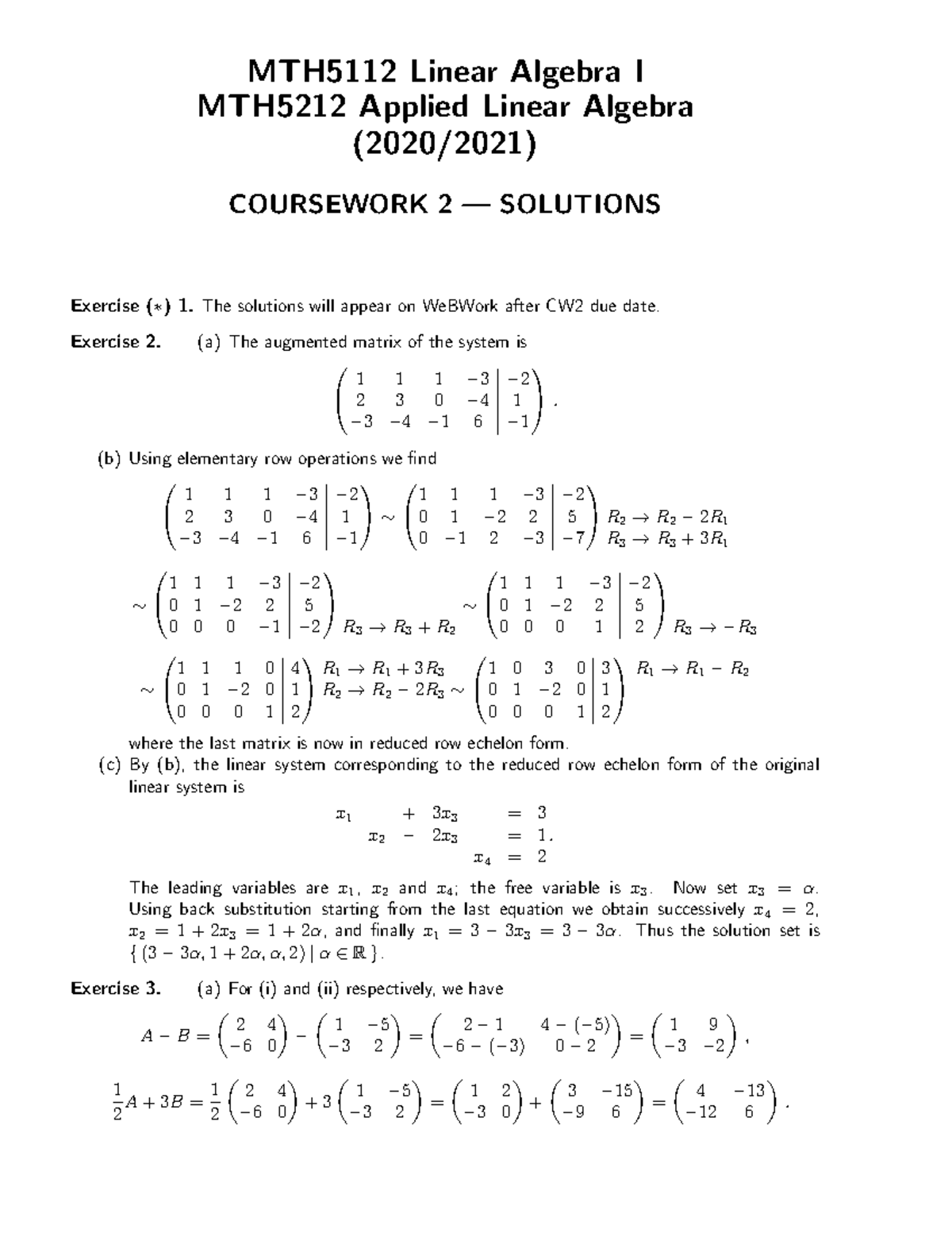 CW2sol-2020 - All lectures and course sheets on linear algebra 1 ...