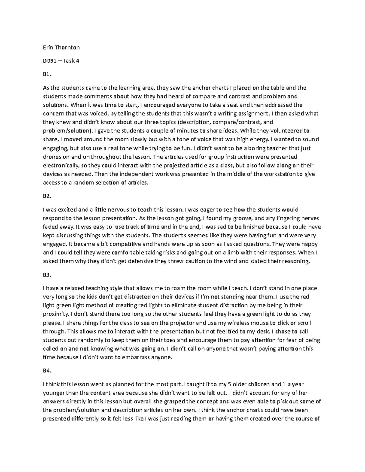 Task 4 - Task 4 - Performance Assessment - Erin Thornton D091 – Task 4 ... Task 4 - Task 4 - Performance Assessment - Erin Thornton D091 – Task 4 ...