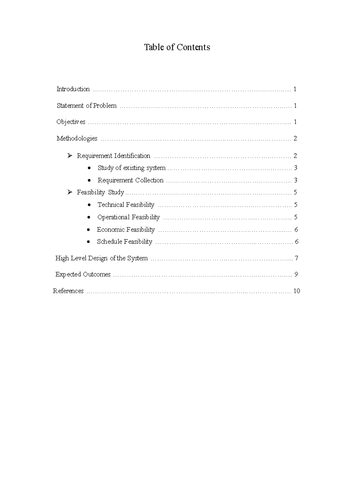 Scrap-Z Proposal - Table of Contents - Introduction - Statement of ...