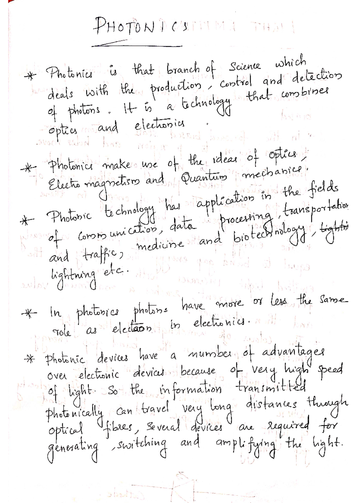 Photonics module5 - Engineering Physics A - Studocu
