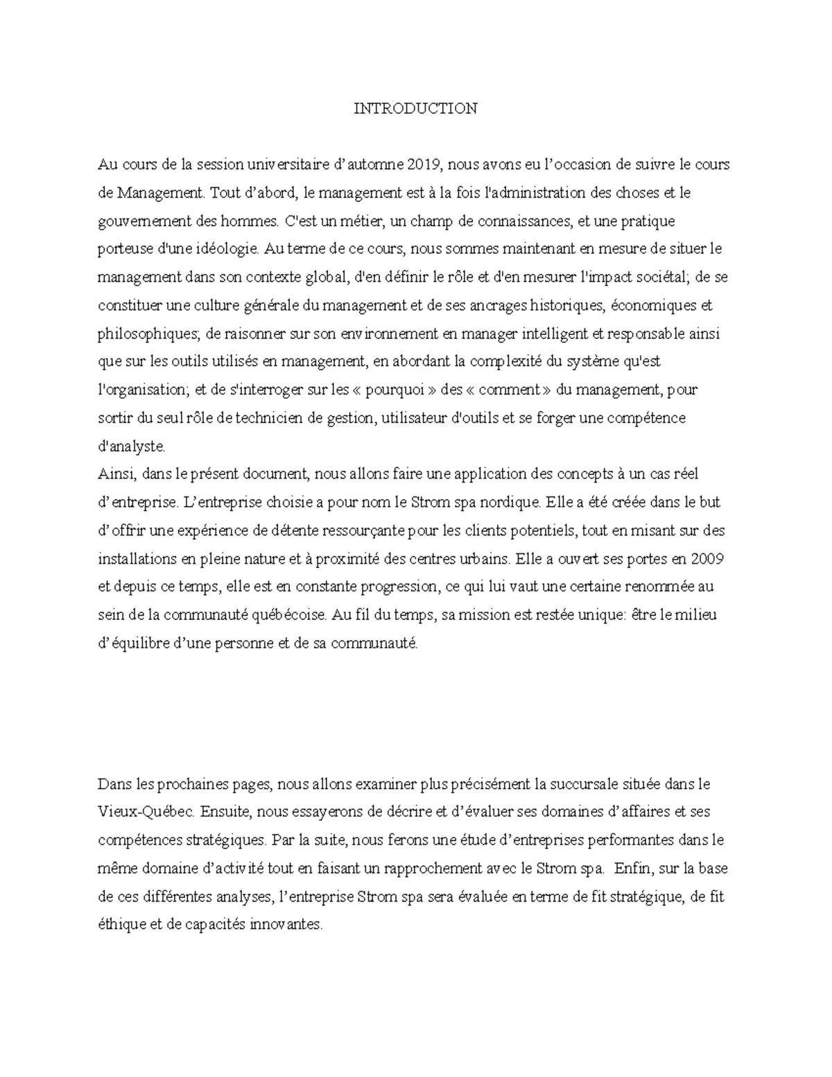 Introduction - intro - INTRODUCTION Au cours de la session ...