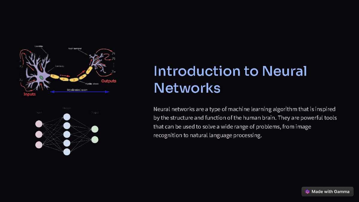 Introduction to Neural Networks - Introduction to Neural Networks ...