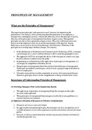 BST Chapter 2 Principles of Management Notes - CBSE CLASS 12 BUSINESS ...
