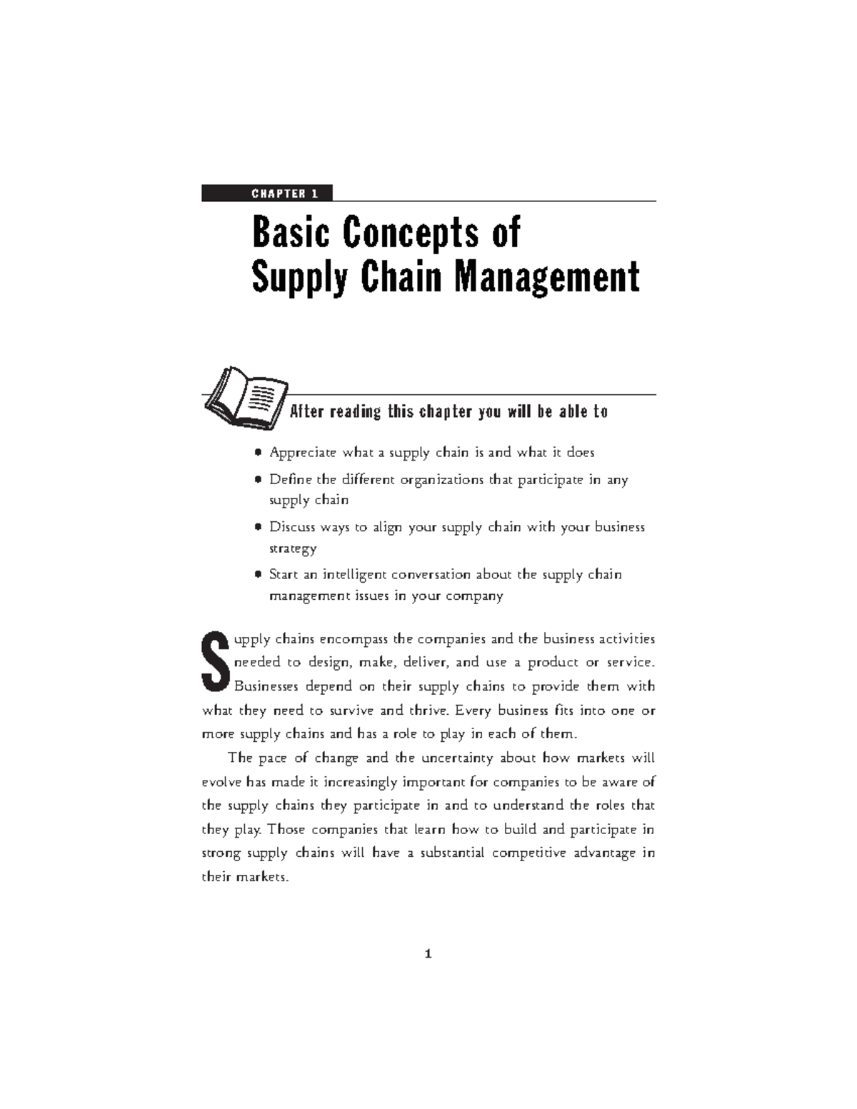 Basic Concepts of Supply Chain Books - After reading this chapter you ...