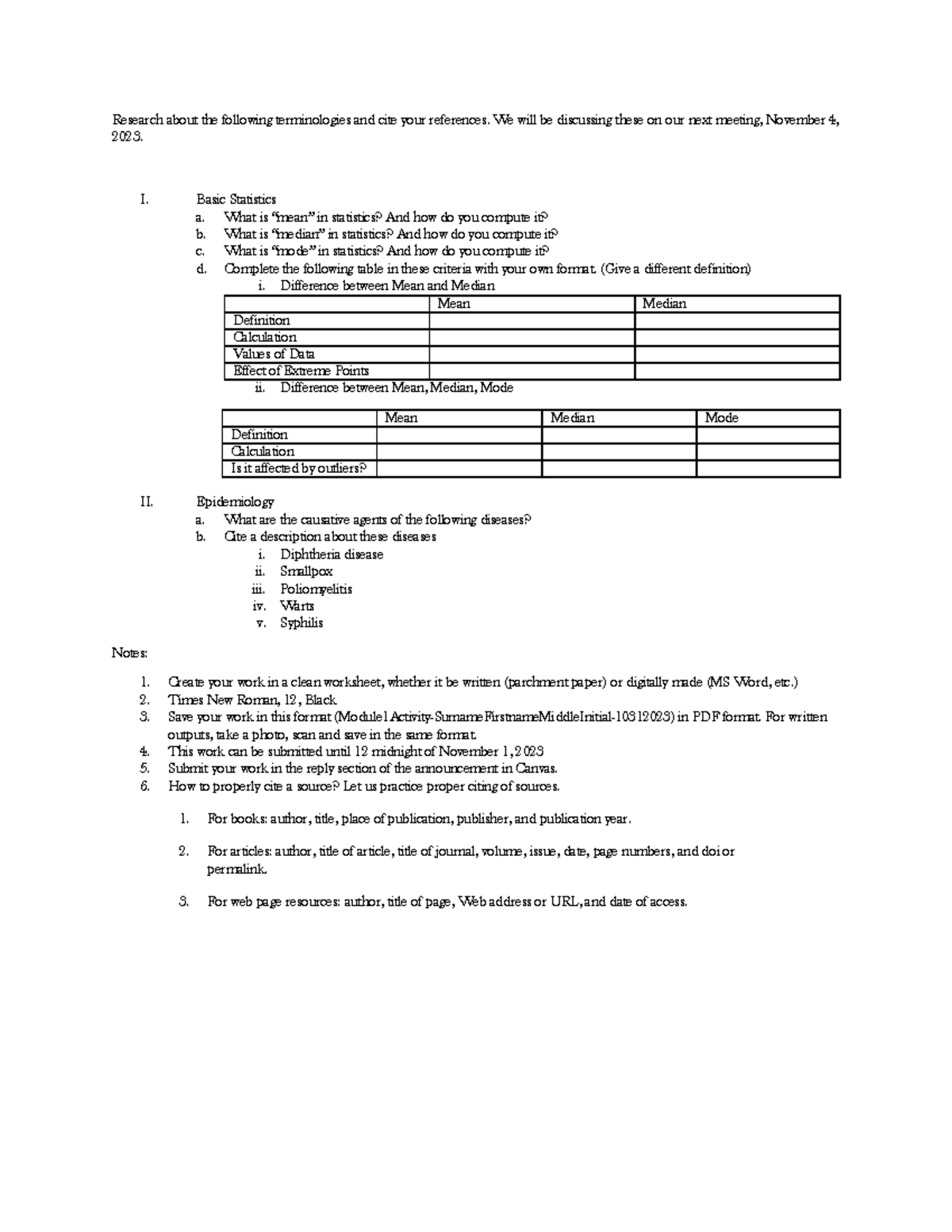 Researching Terminologies - Research about the following terminologies ...