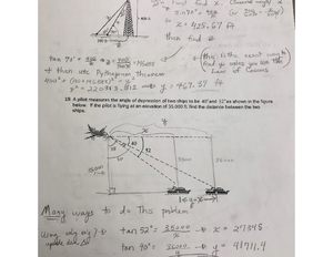 Math 1160 Test Review 2 Problems 1-14 - M1160 Review 2 Part 1 Solutions ...