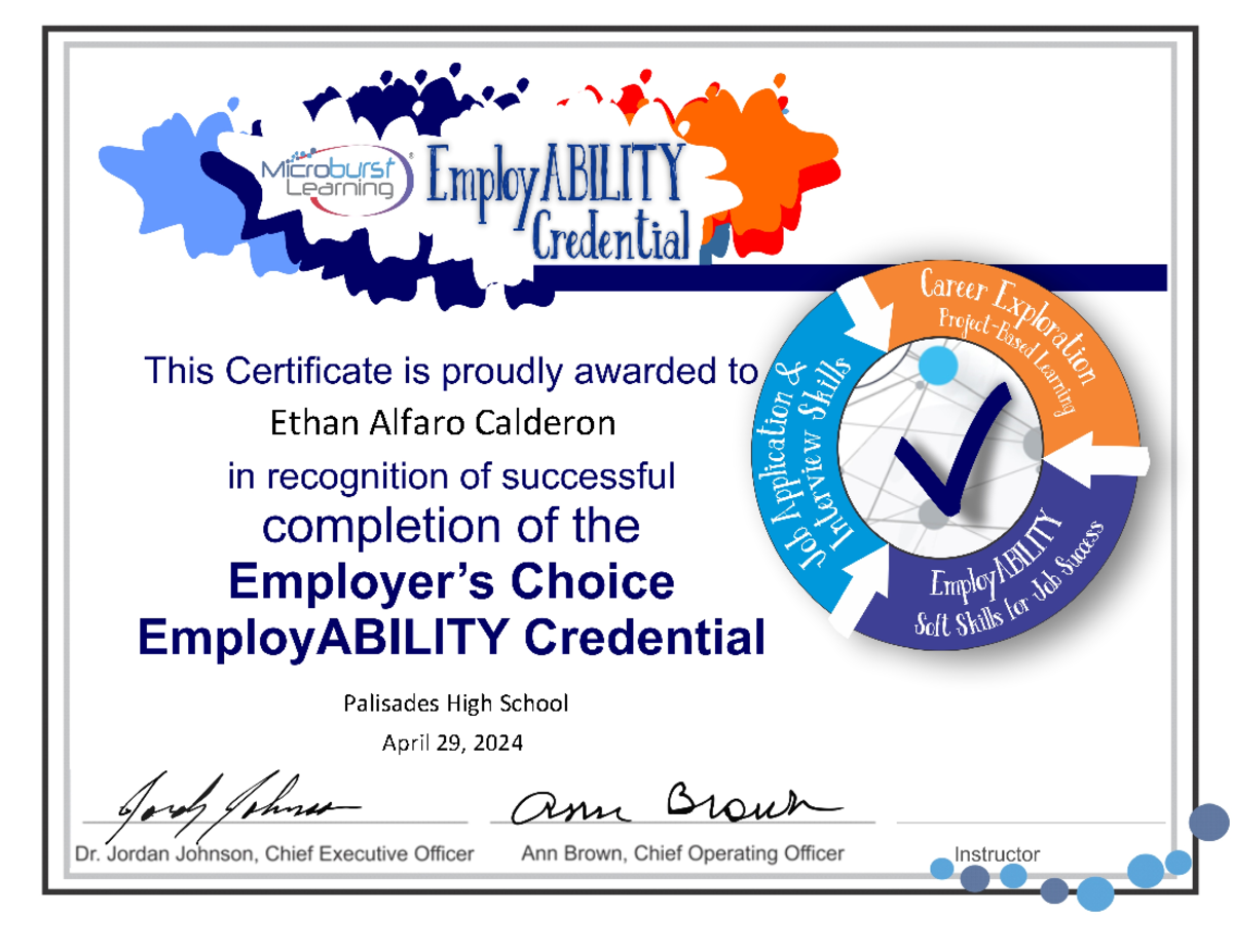 Ethan-Alfaro Calderon Employers Choice Employ Abilitycredential 2024-04 ...