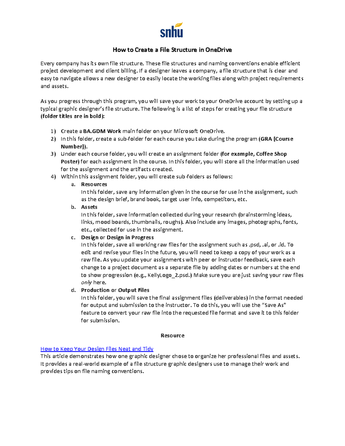 How to Create a File Structure in One Drive - How to Create a File ...