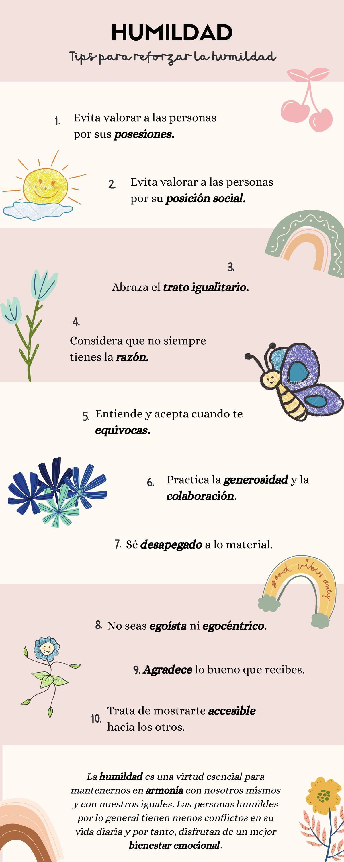 Humildad - HUMILDAD Tips para reforzar la humildad 1. Evita valorar a ...