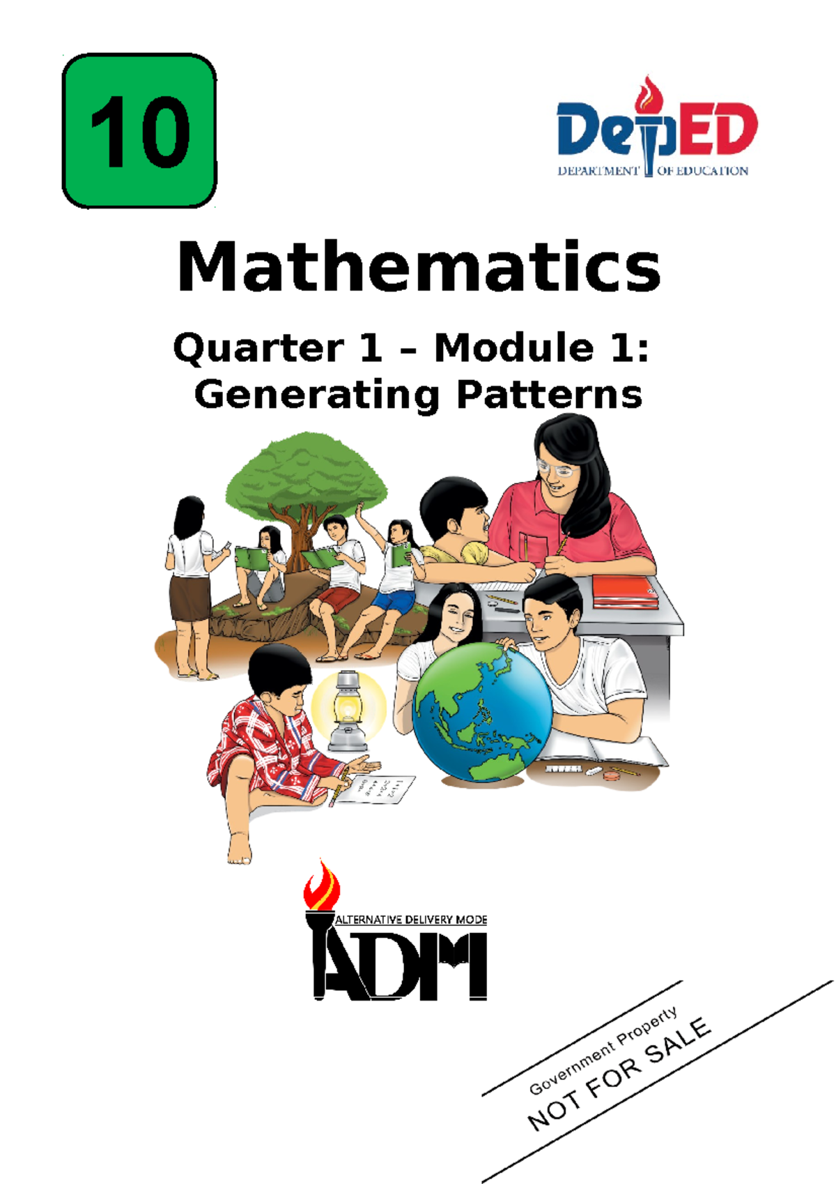 Math10 q1 m1 generating patterns - Mathematics Quarter 1 – Module 1: Generating Patterns 10 ...