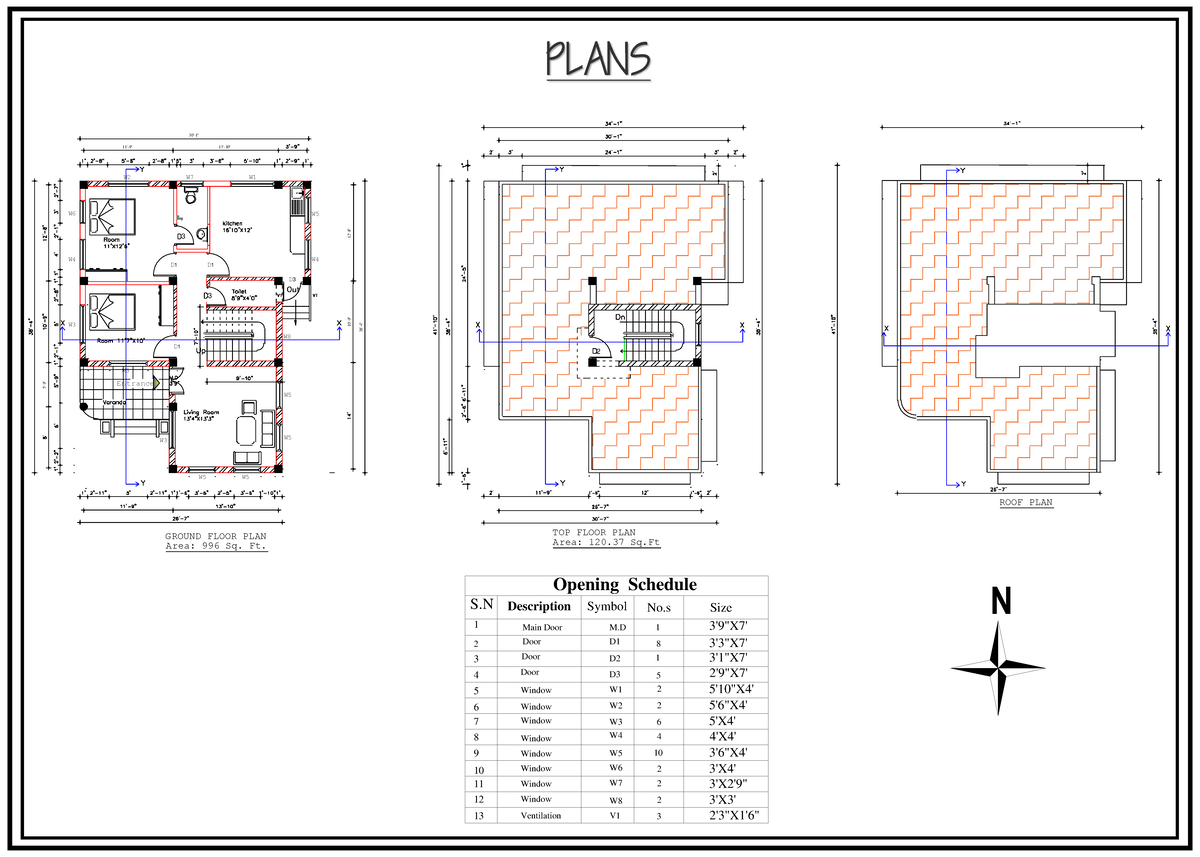2D Drawings Portfolio - boomk - PLANS Entrance GROUND FLOOR PLAN Area ...