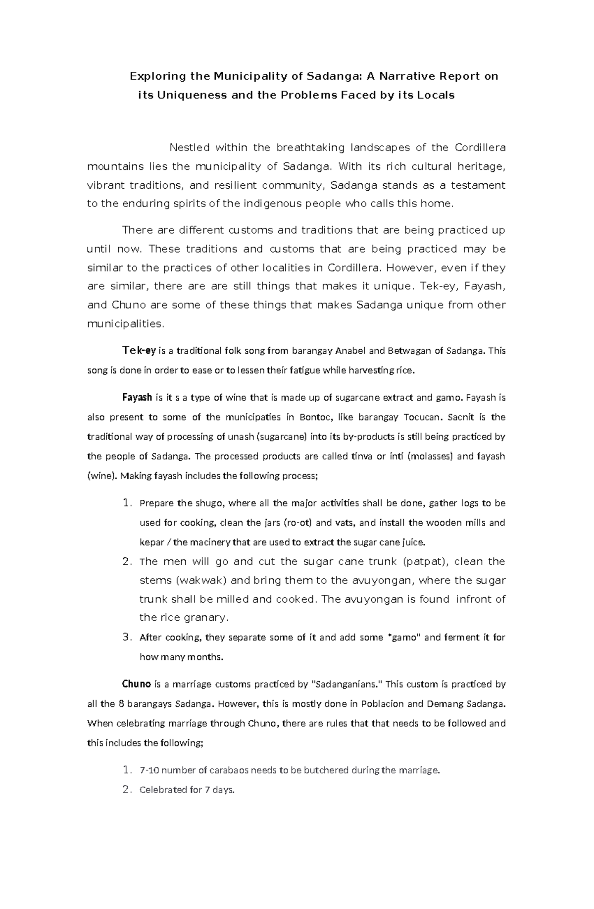 Sadanga Philippine- Indigenous- Culture - Exploring the Municipality of ...