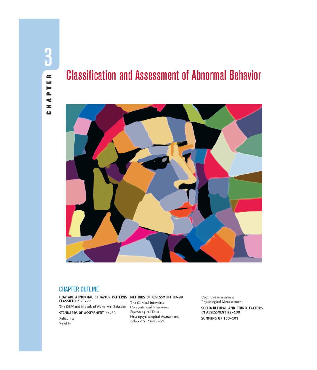 Classification and Assessment of Abnormal Behavior - . . after the ...