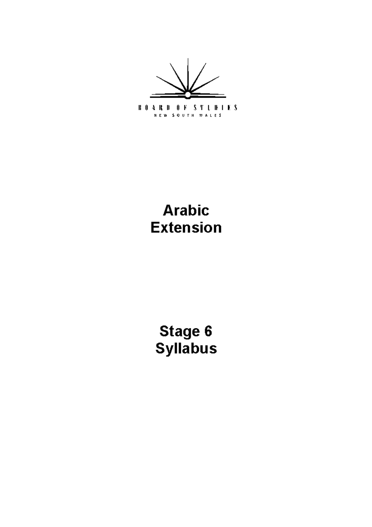 Arabic-extension-st6-syl-from2010 - Arabic Extension Stage 6 Syllabus ...