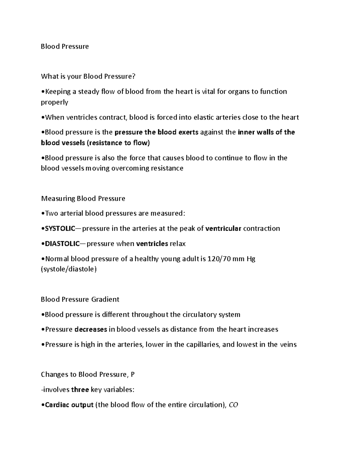 Blood Pressure - Summary - Blood Pressure What is your Blood Pressure ...