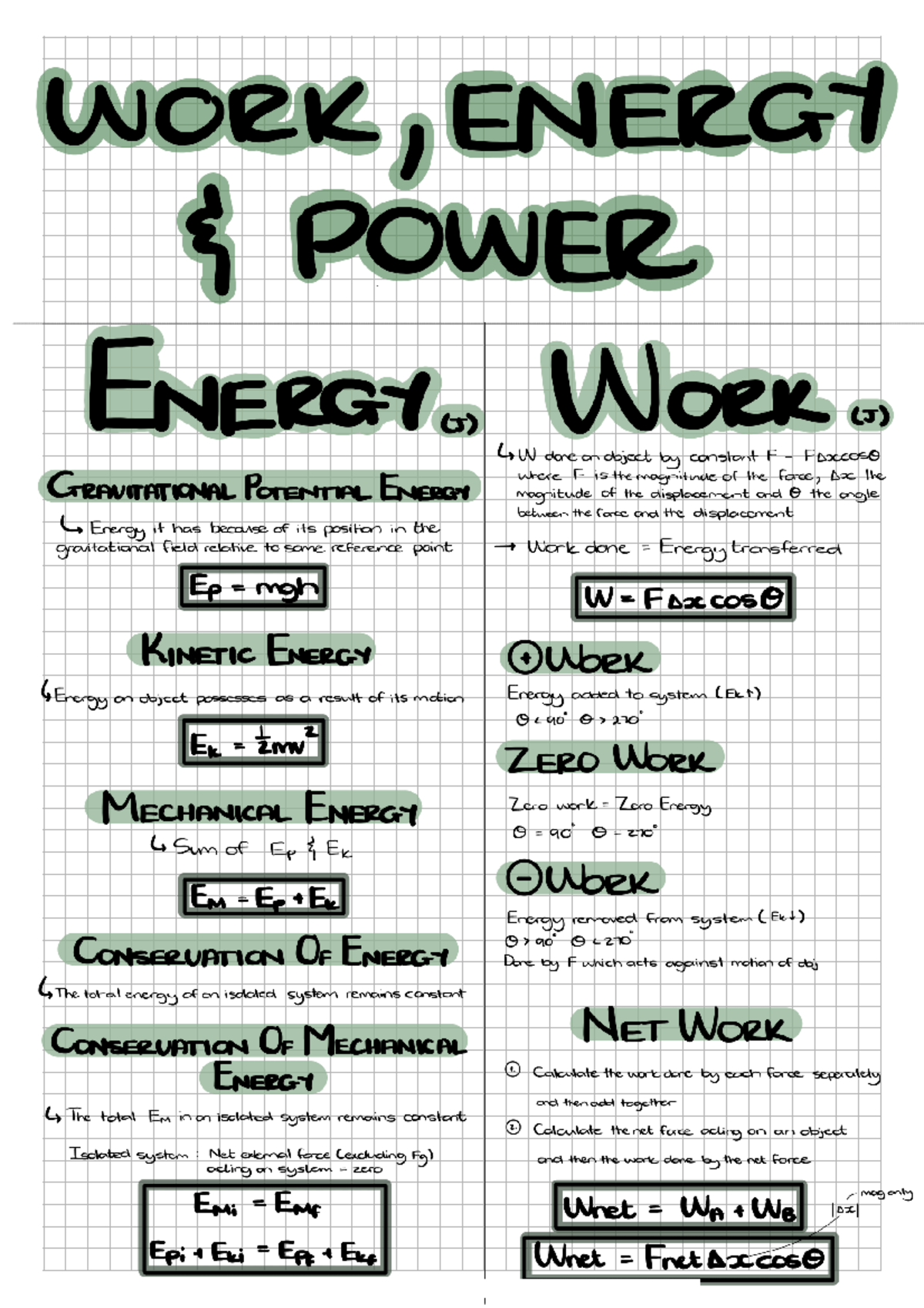 Work energy power - Free Plain Graph Paper from incompetech/graphpaper ...