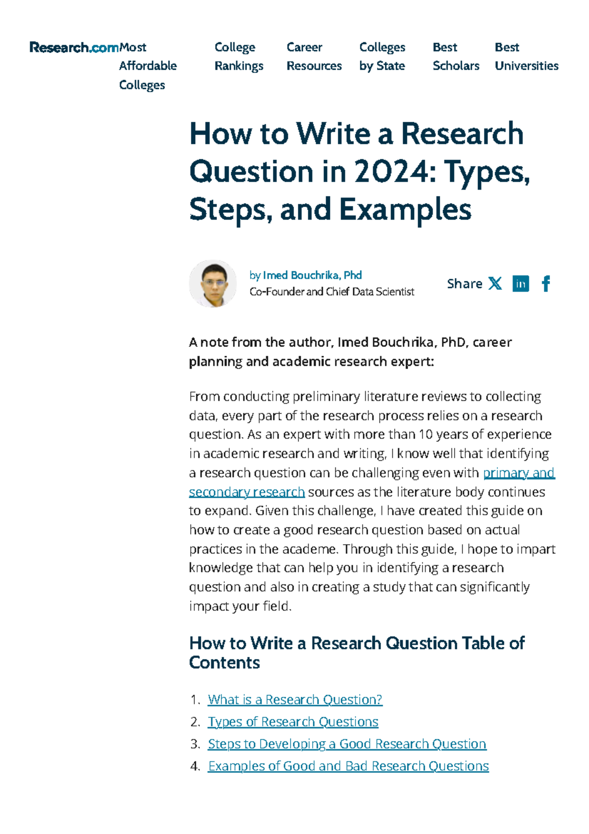 How to Write a Research Question in 2024: Types, Steps, and Examples ...