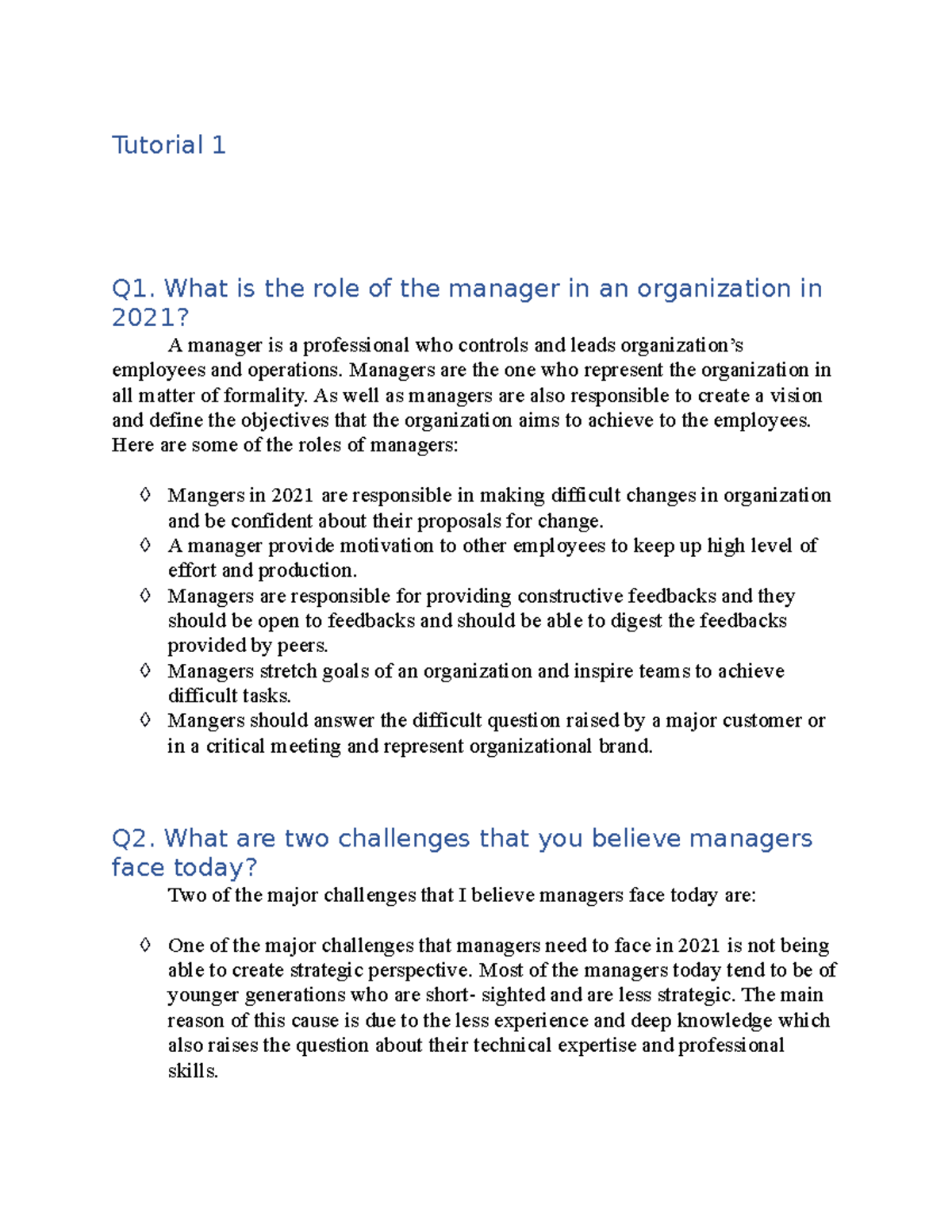 Tutorial week 1 - Lecture notes - COMM-140 - Centennial College - Studocu