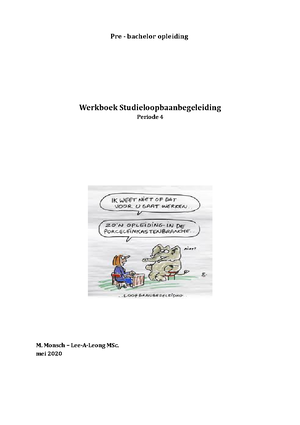 IOL B2 SLB werkboek - Studieloopbaanbegeleiding Bachelor 2 Algemene ...