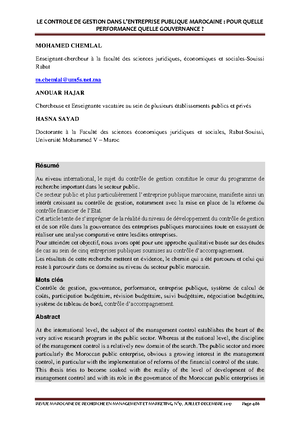 Etude DE CAS appro - Module : Optimisation de l’approvisionnement et ...