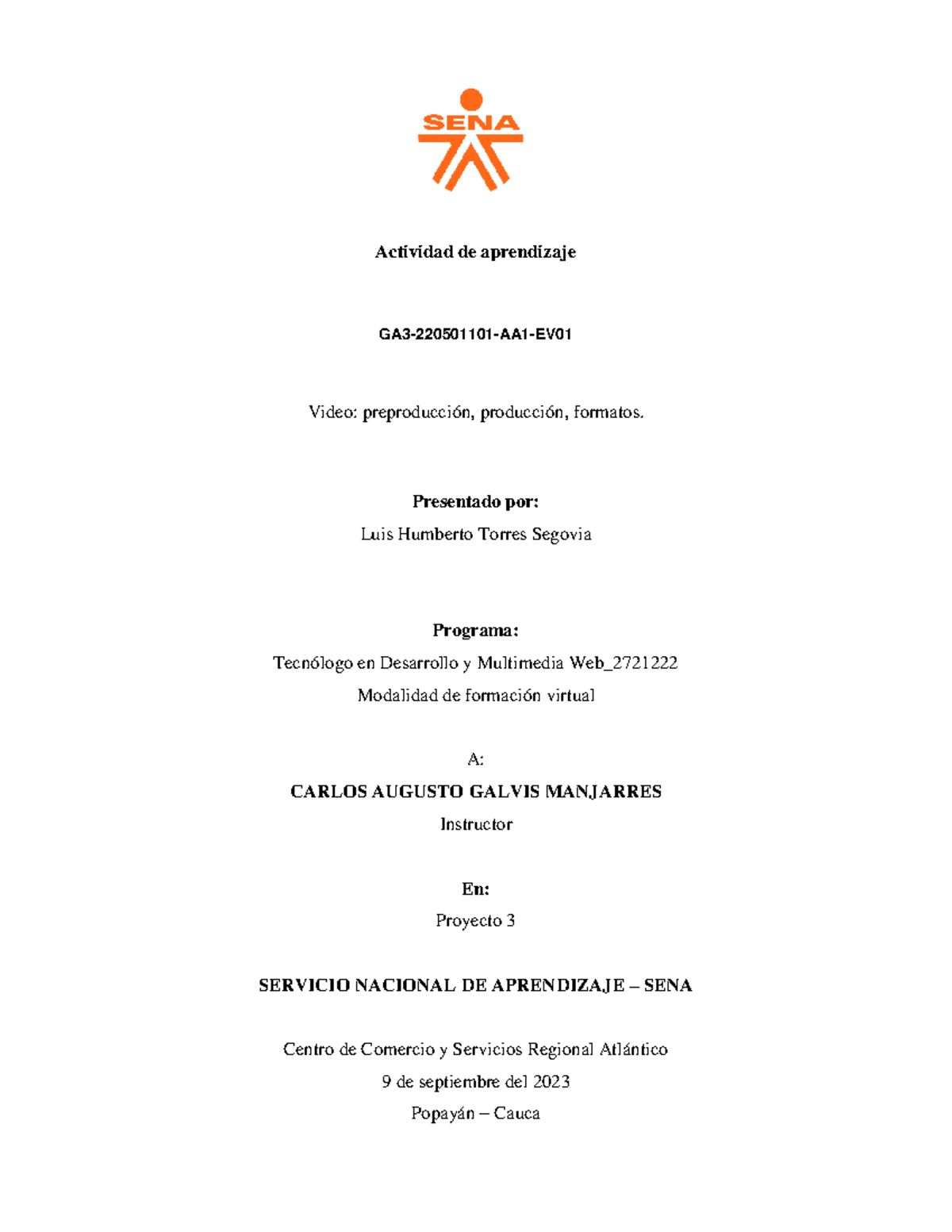 GA3 220501101 AA1 EV01 - sdasdasdsadasd - Actividad de aprendizaje GA3 ...