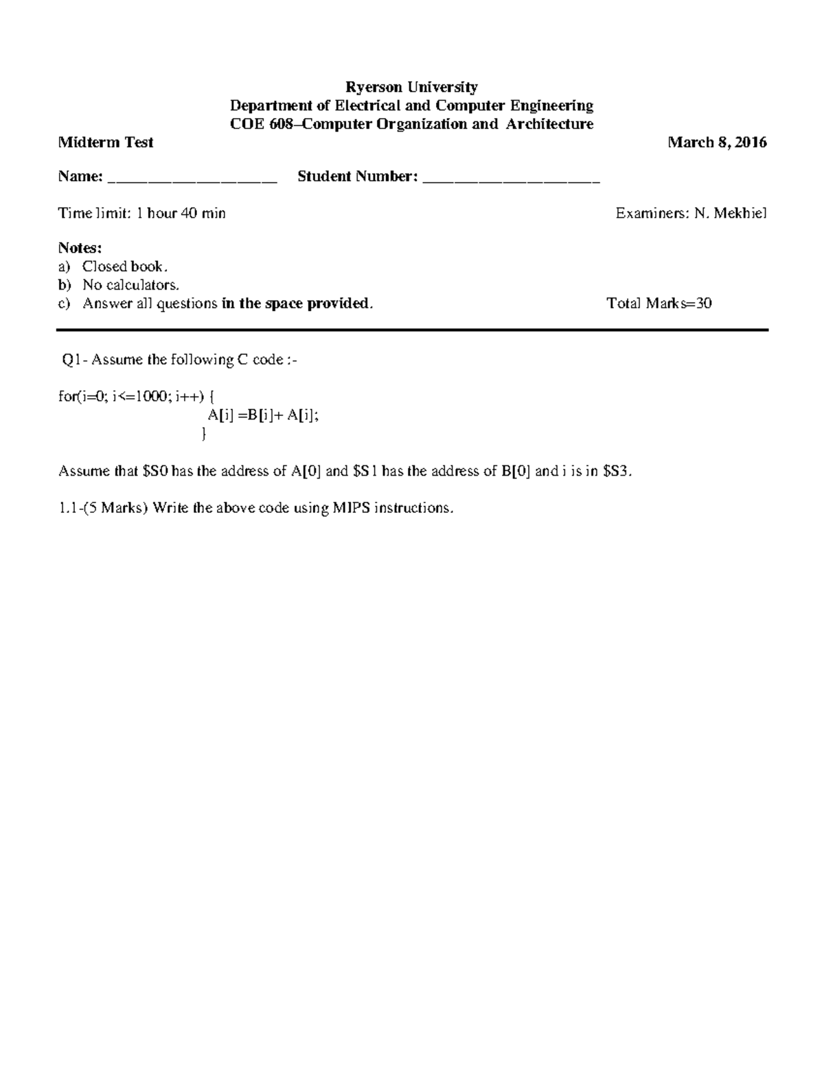 computer Mid Term 2016 test - comp3370 - U of M - Studocu