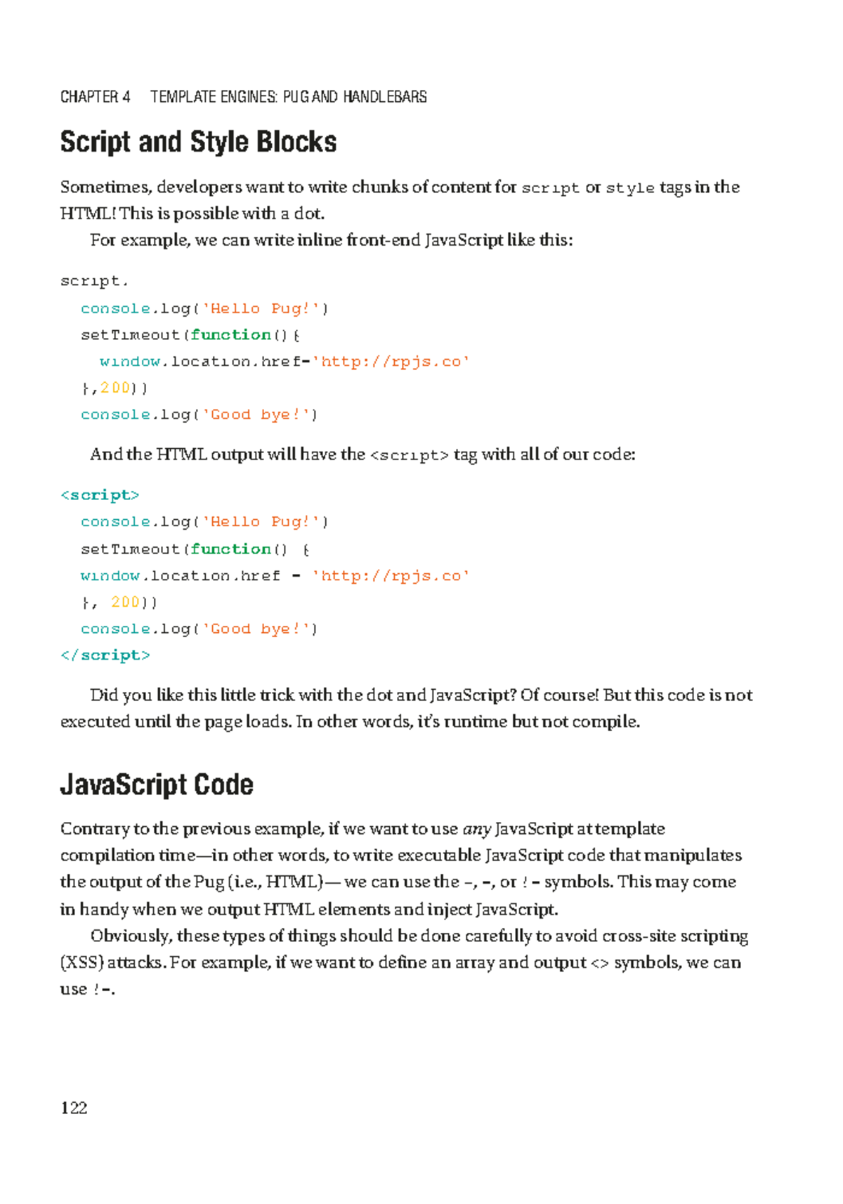 Practical Node Js 29 Script And Style Blocks Sometimes Developers Want To Write Chunks Of