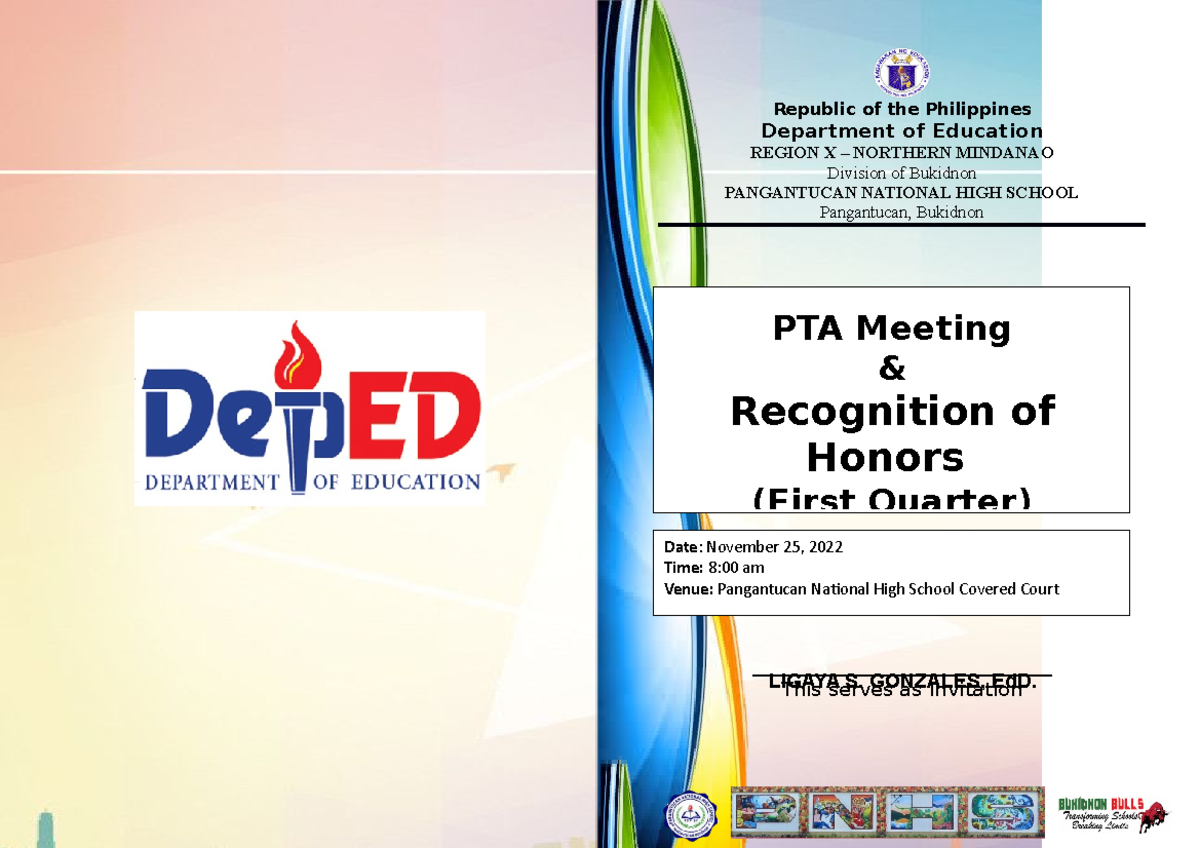 PTA-Miting-Programme - Republic of the Philippines Department of ...