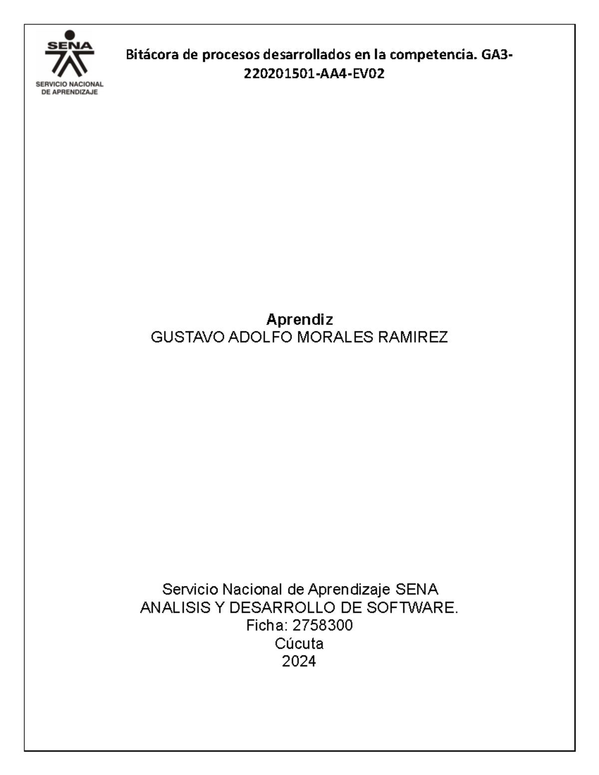 GA3-220201501-AA4-EV02 - Analisis y desarrollo de software - 220201501 ...