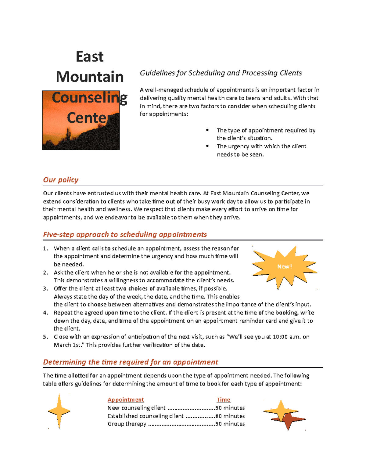 IL WD 3 Appointments - word computer assignment. - Guidelines for ...