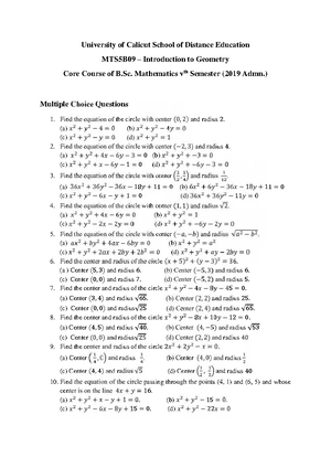 1st semester mathematics question paper - Bsc maths - Studocu