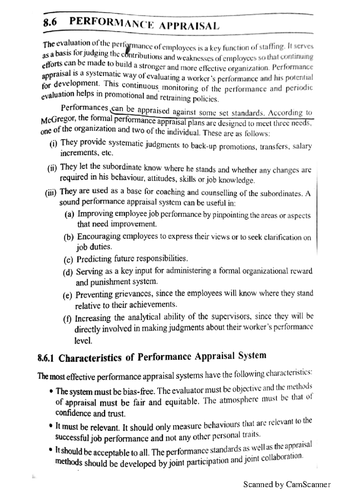 Performance appraisal - b.com with computer application - Studocu