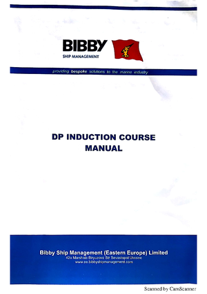 DP Concept (Principles of Dynamic Position) - sınav - Studocu