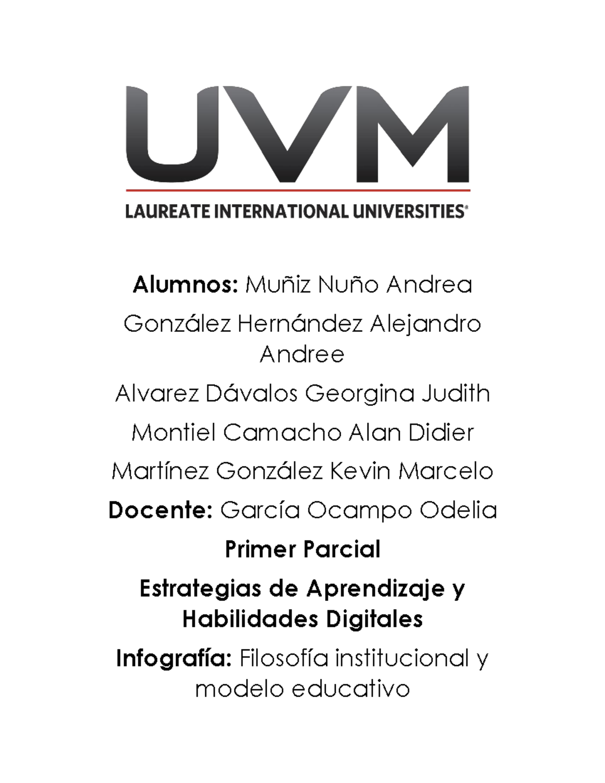 ACTIVIDAD 1 INFOGRAFIA UVM - Estrategias de Aprendizaje y Habilidades ...