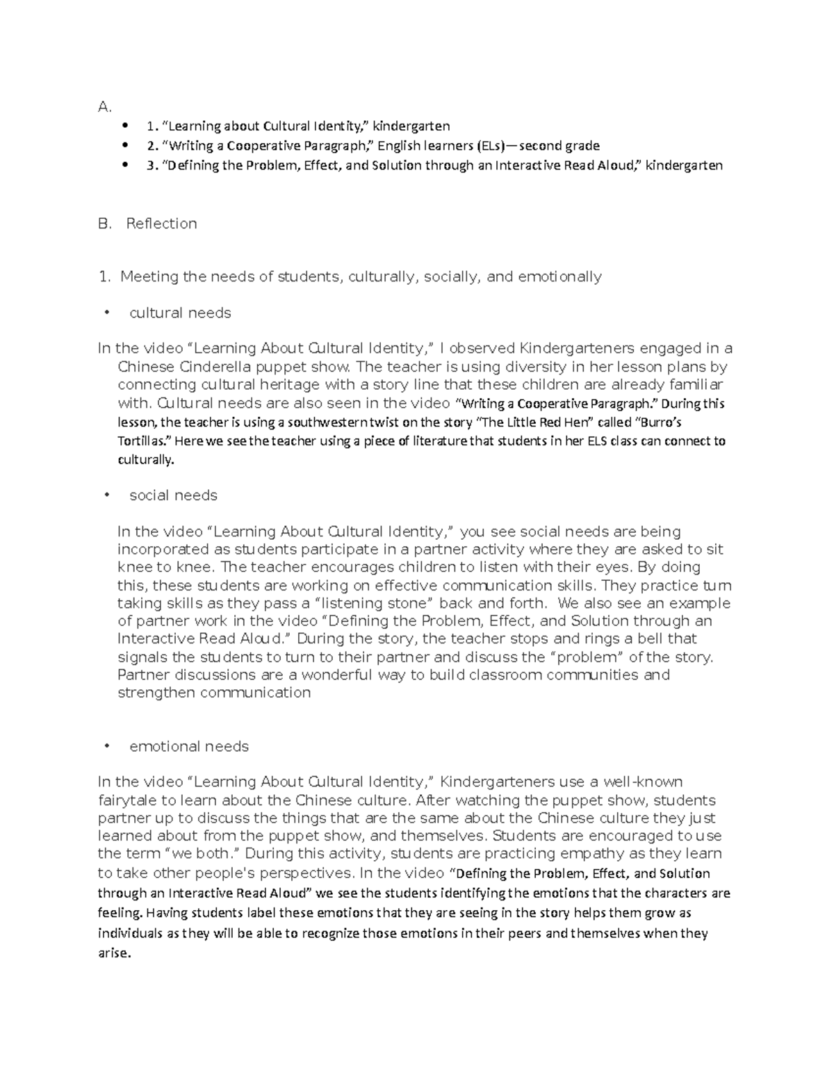 Cultural Kindergarten: Cooperative English Learners and Interactive ...