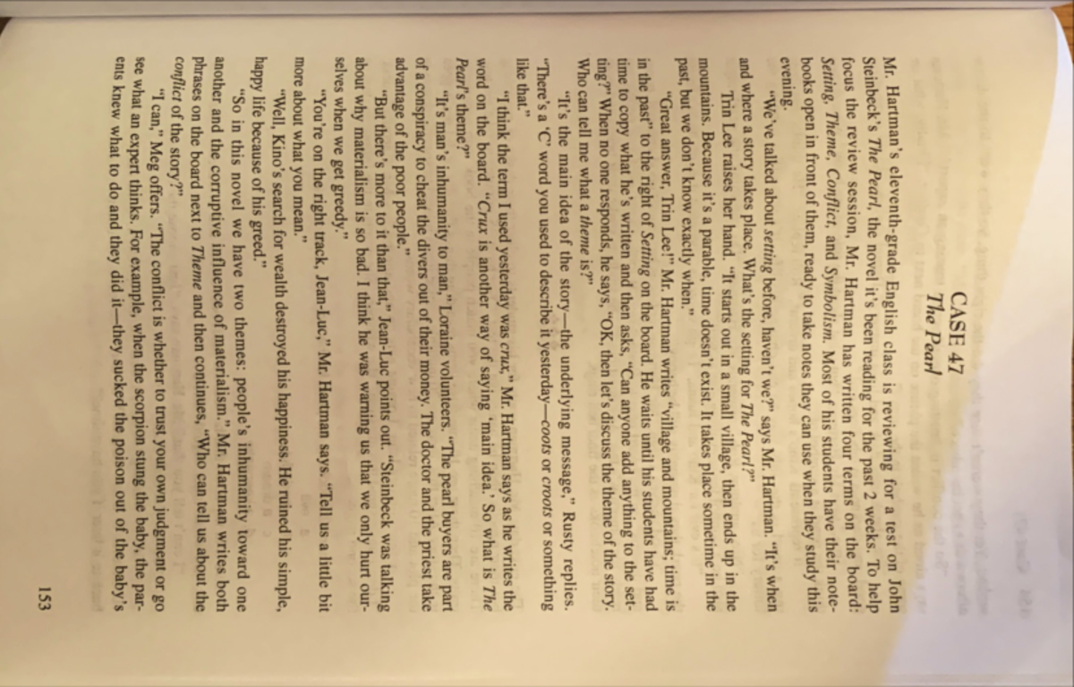 The Pearl Case Study - Notes - EDUC 291 - Studocu