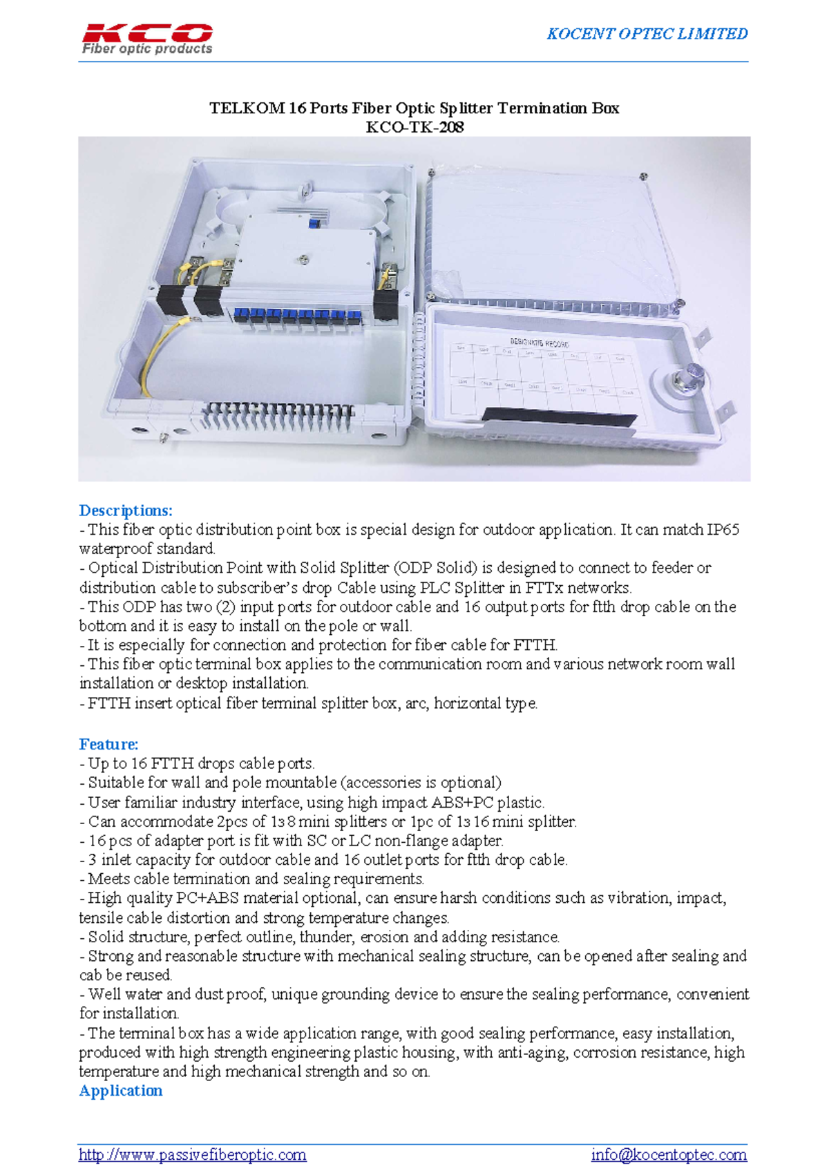 KCO-TK-208 SPECs - dâdsda - - Studocu