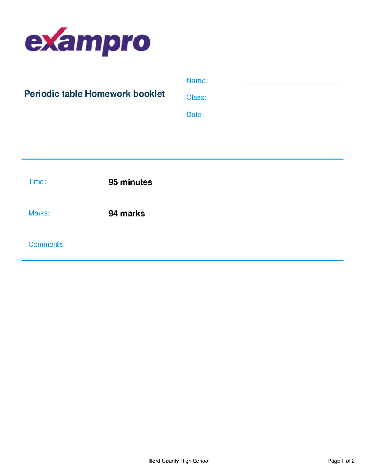 C2 - GCSE Chemistry material for revision for the respective topic ...