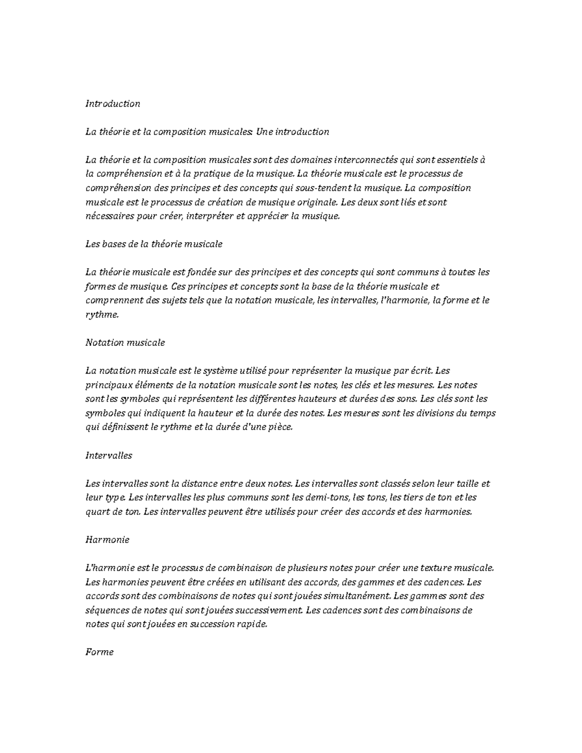 Music Theory And Composition Study Notes Introduction La Th orie Et music-theory-and-composition-study-notes-introduction-la-th-orie-et
