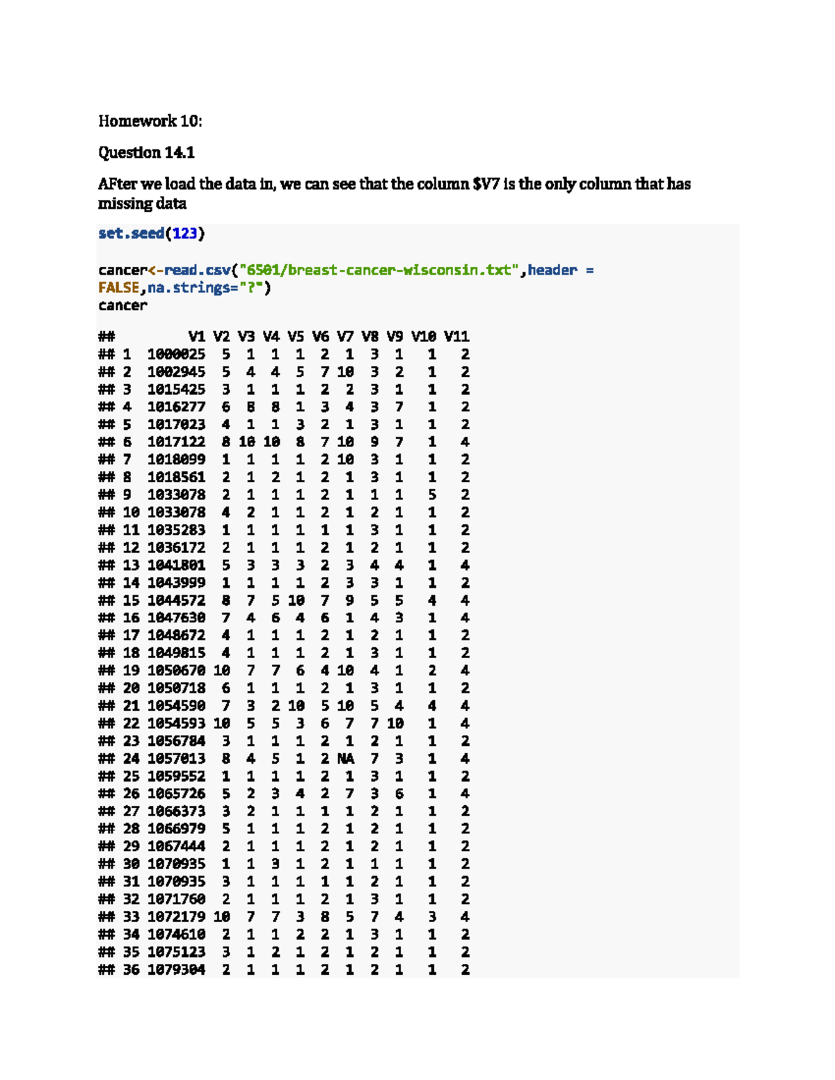 Hw10 - Homework 10 - BT1101 - Studocu