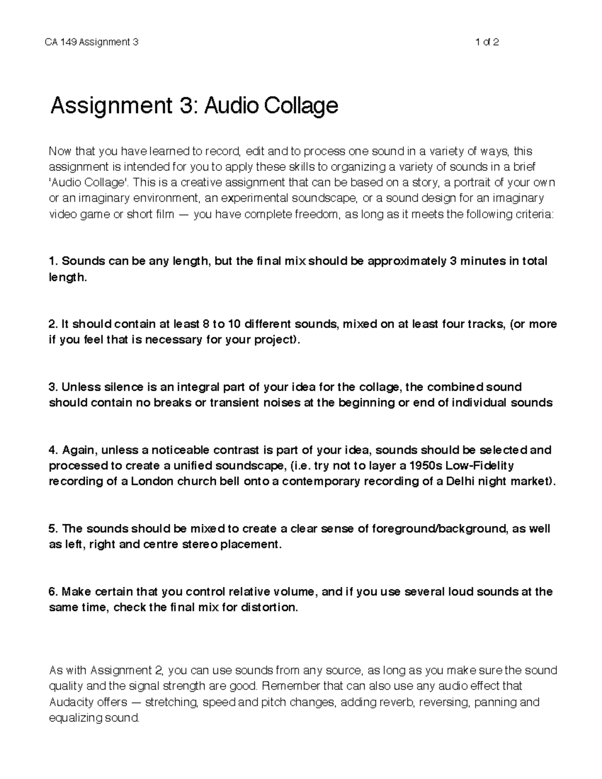 Assignment 3 Instructions 2021 Summer Now That You Have Learned To