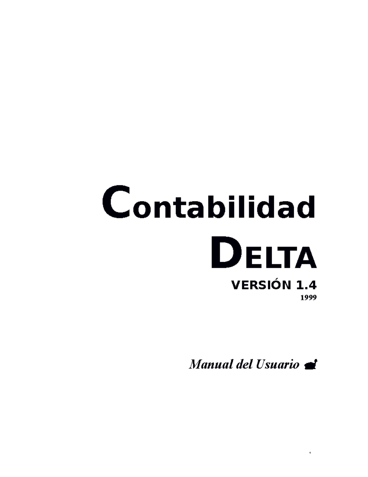Delta W 1 - XCVBNM, - Contabilidad DELTA VERSIÓN 1. ####### 1999 Manual ...